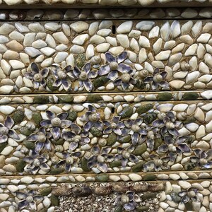 Antique 3 Drawer Nautical Themed Seashell Mosaic Decorated Dresser - Etsy