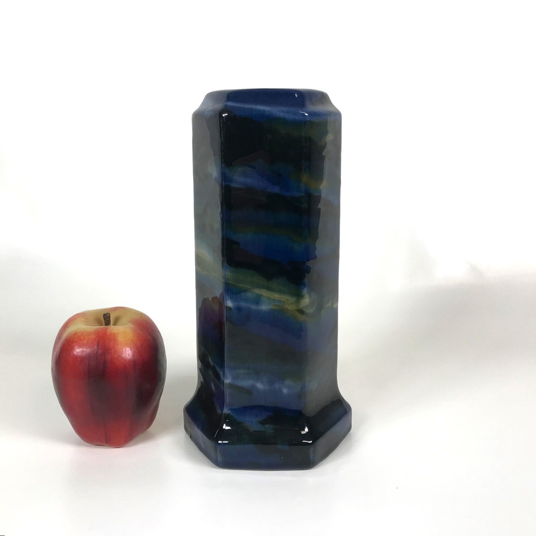 Peters & Reed Marbleized Vase - Etsy
