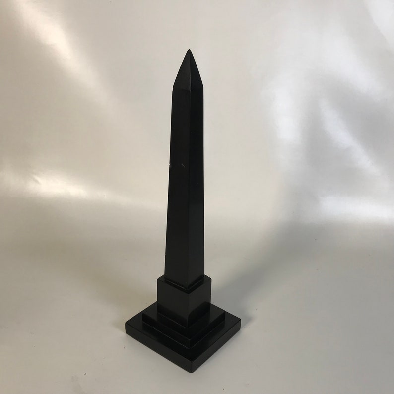 19th C. Ashford Pietra Dura Marble Obelisk - Etsy