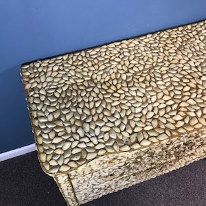 Antique 3 Drawer Nautical Themed Seashell Mosaic Decorated Dresser - Etsy