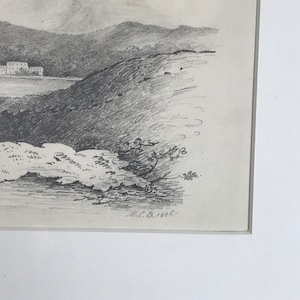 Rare Circa 1825. Woman Artist Mary C. Bingham British Pencil Drawing - Etsy