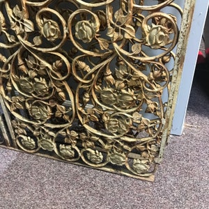 Large Pair of Very Heavy Cast Iron Window Grits - Etsy