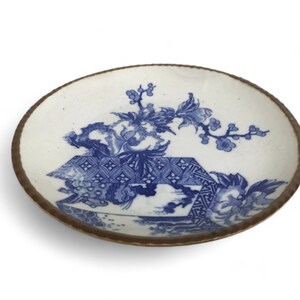 Early 20th C. Japanese Blue & White Transferware Plate - Etsy
