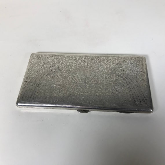Antique Qajar Middle Eastern Cigarette Silver Case | Etsy