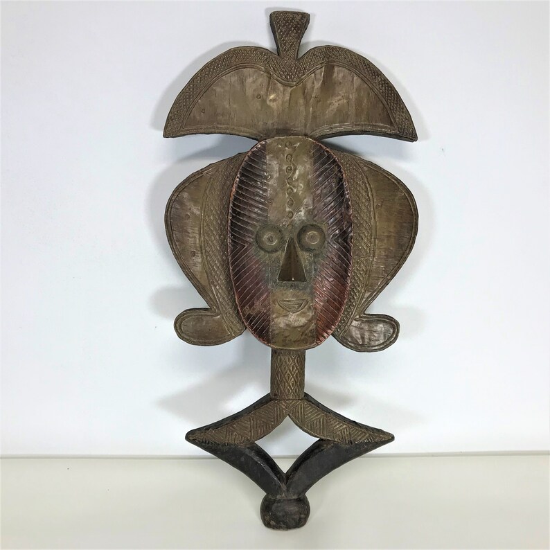 Authentic African Kota Gabon Mask - Etsy
