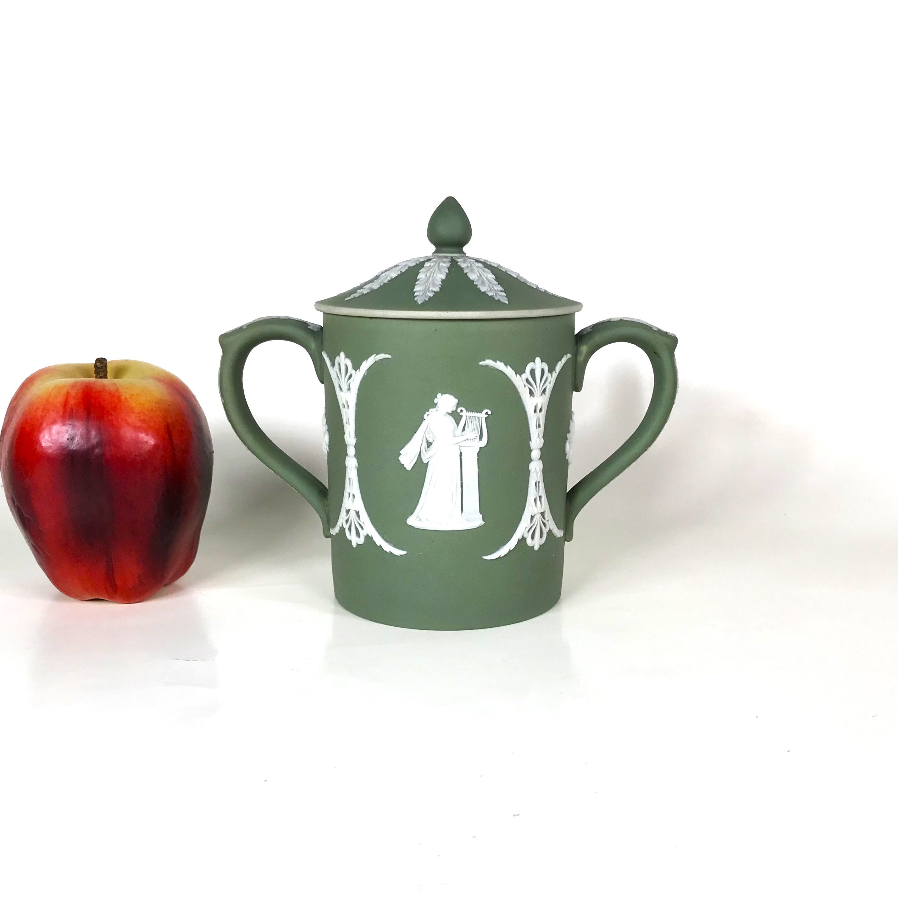 Rare Circa 1900 Wedgwood Green Jasperware Condensed Milk or Jam Jar - Etsy