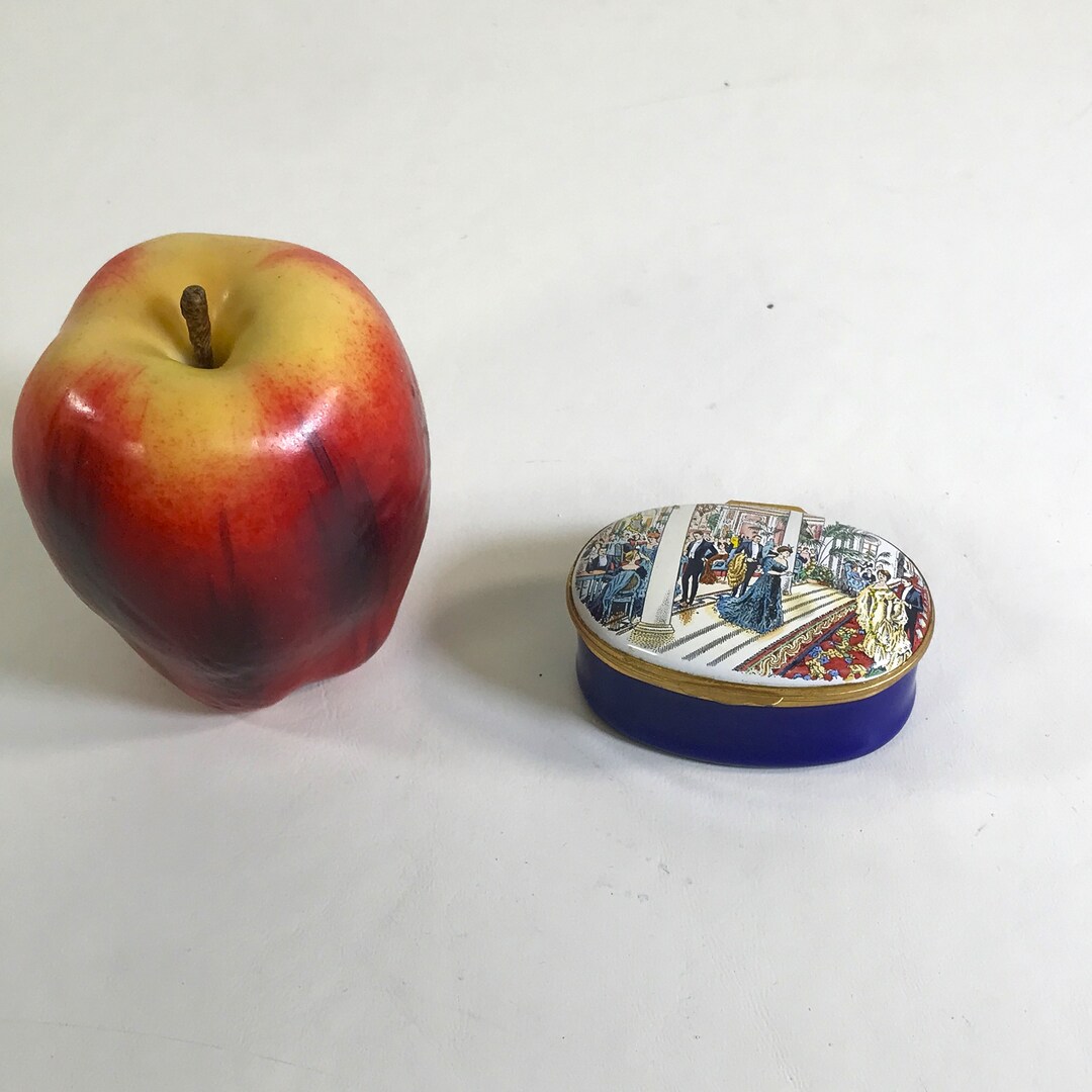 Crummles & Co Ritz Enamel Battersea Trinket Box - Etsy