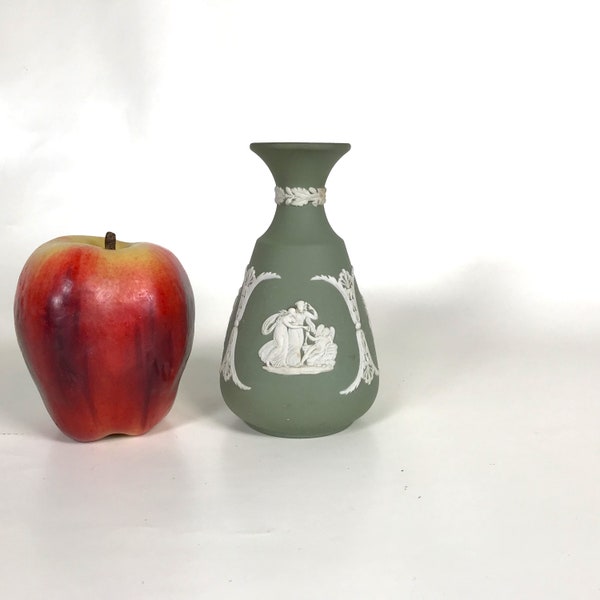 Wedgwood Vase Green Jasperware - Etsy