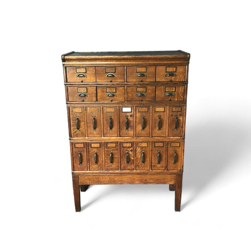 Card Catalog Table - Etsy