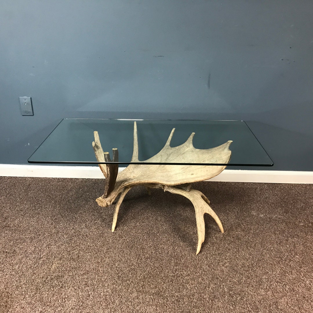 Moose & Elk Antler Coffee Table - Etsy