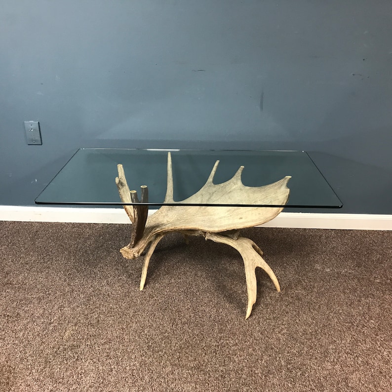 Moose & Elk Antler Coffee Table - Etsy