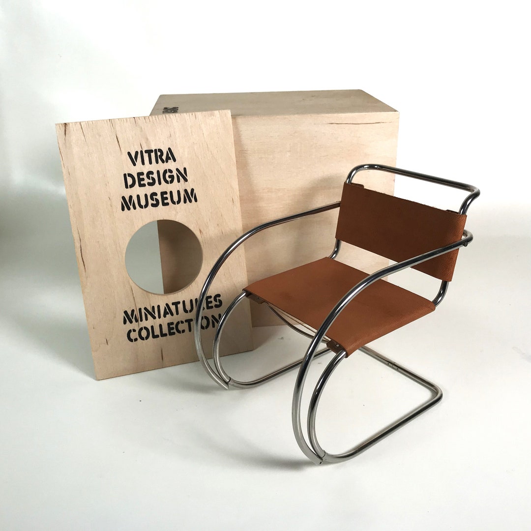 Vitra Design Museum Miniature MR 20 Chair - Mies Van Der Rohe Bauhaus ...