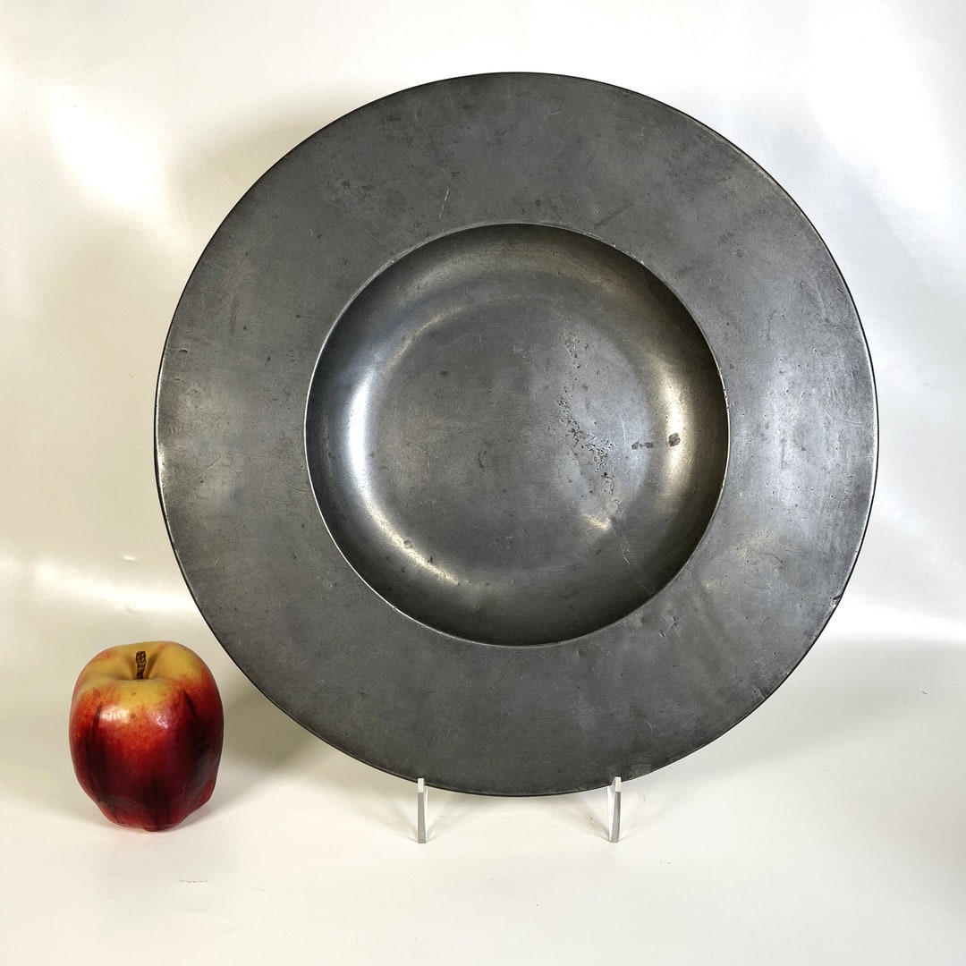 18/19th Century Pewter Tray Charger B&P London Touchmark - Etsy