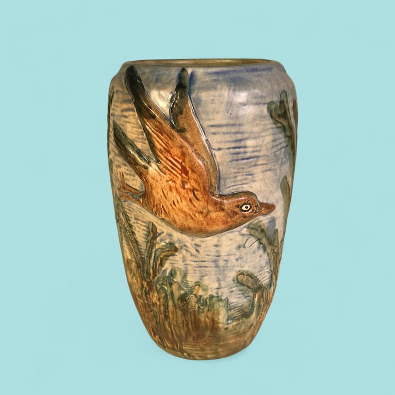 Weller Pottery Glendale Pattern Vase - Etsy