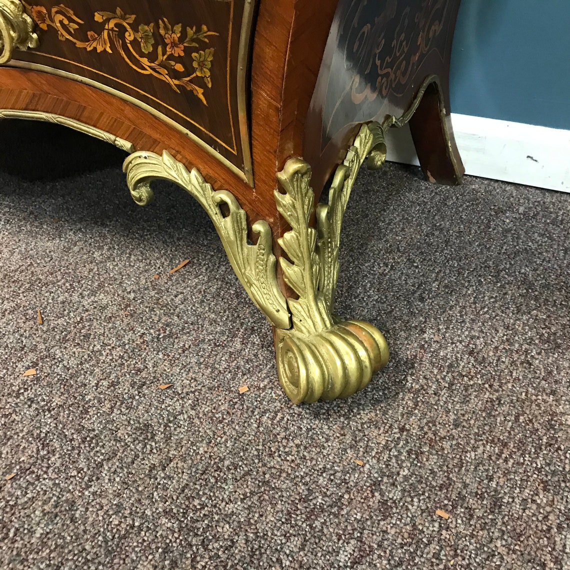 Impressive Marquetry 2 Drawer Over 2 Drawer Bombay Chest - Etsy