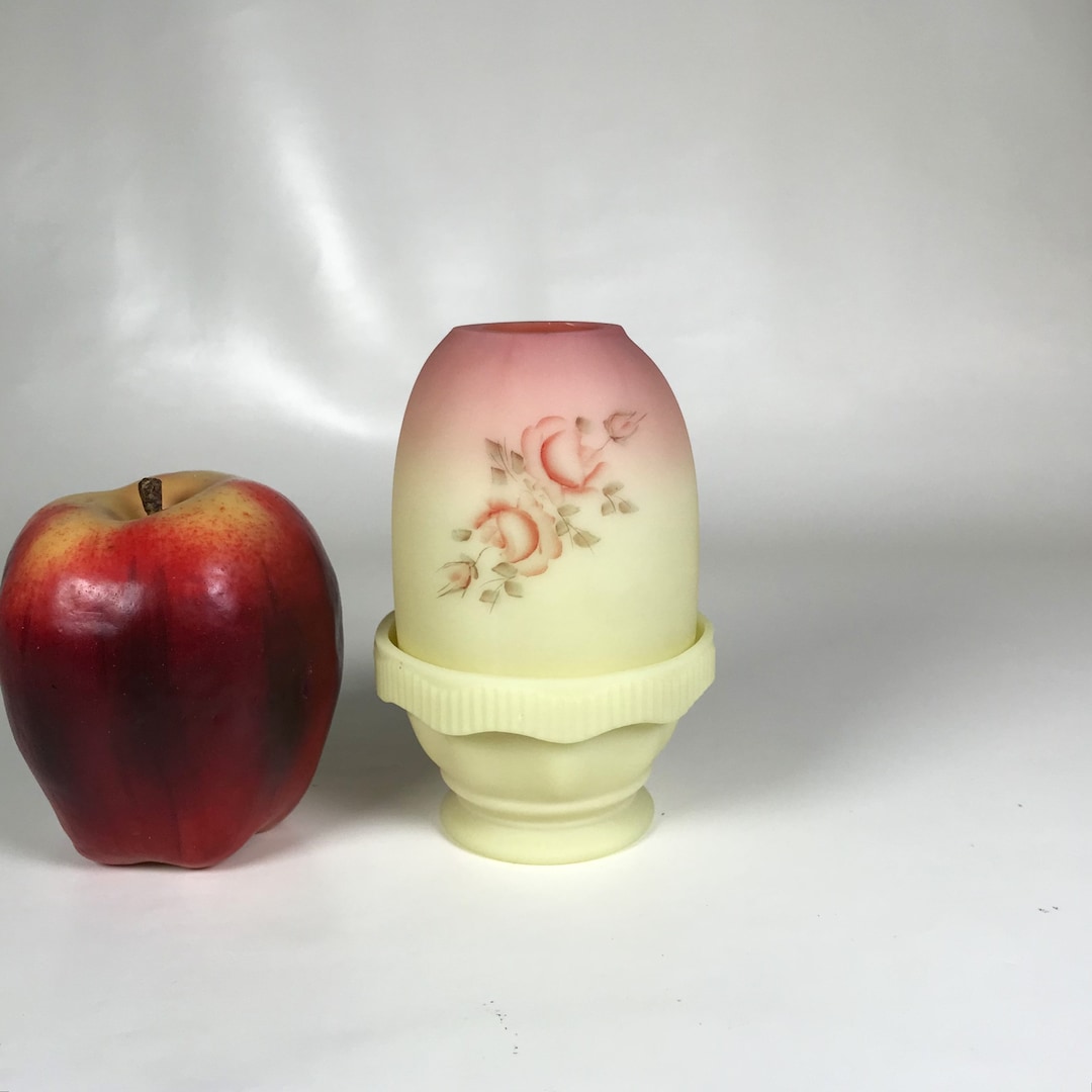 Fenton Burmese Fairy Lamp - Etsy