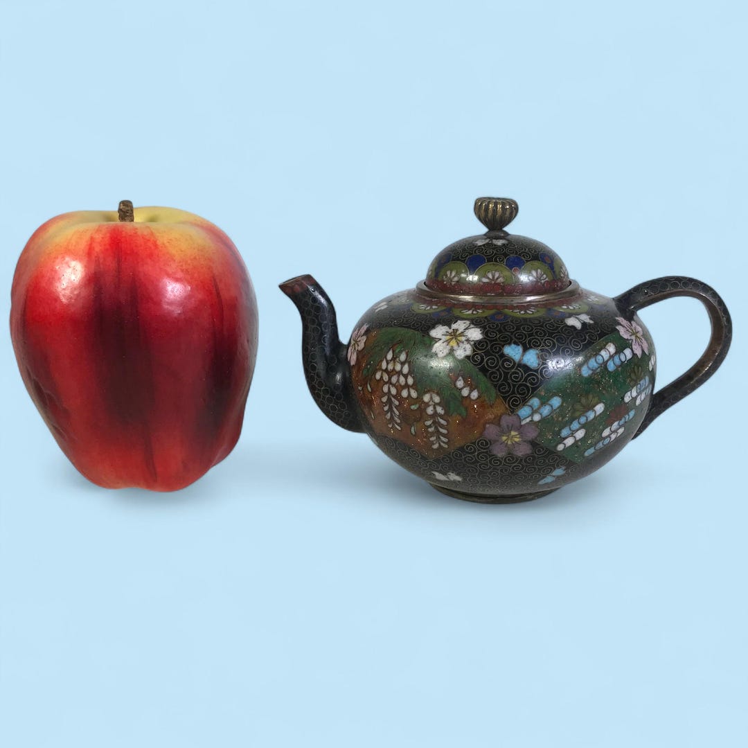 19th Century Japanese Maji Period Cloisonne Decorated Teapot - Etsy