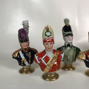 7 Miniature German Porcelain Busts of Napoleon's Generals - Etsy UK