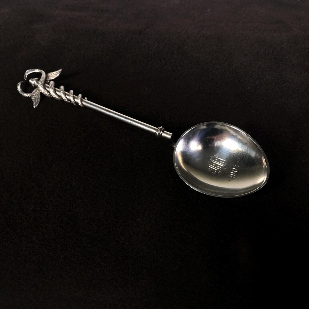 Figural Continental 800 Silver Spoon Snakes - Etsy
