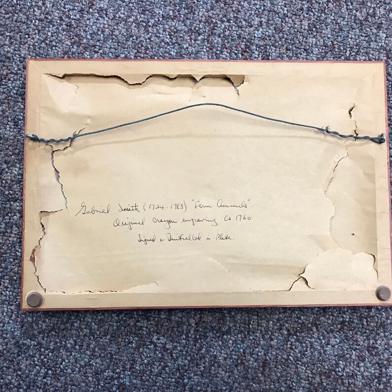 Authentic Circa 1760s Gabriel Smith 1724-1783 Crayon - Etsy