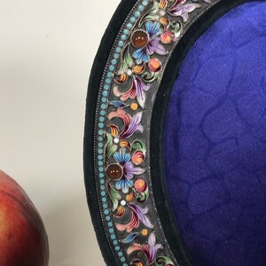 Antique Russian Enamel Silver Oval Picture Frame - Etsy