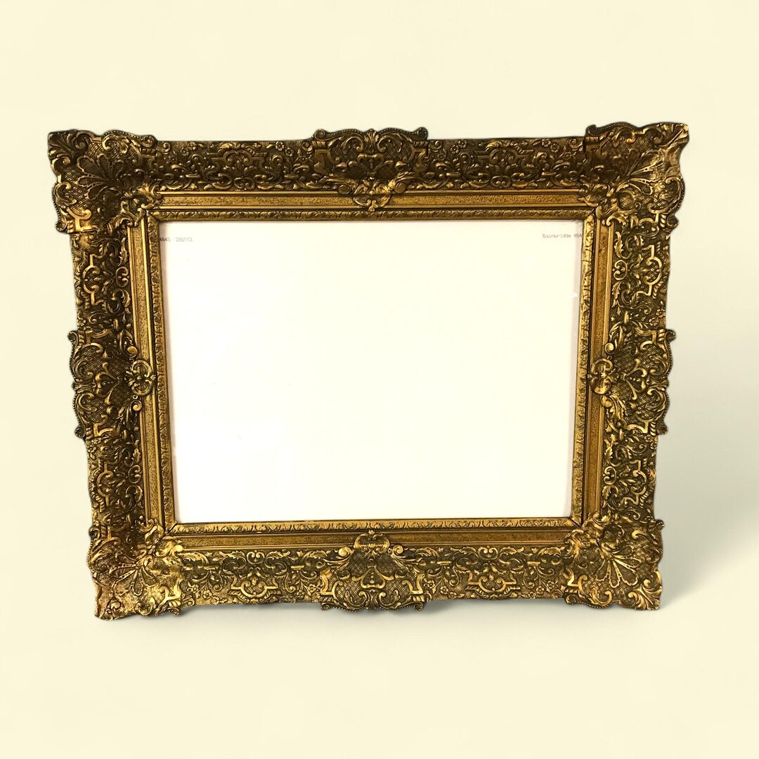 19th Century Gold & Gesso Ornate Picture Painting Frame - Etsy