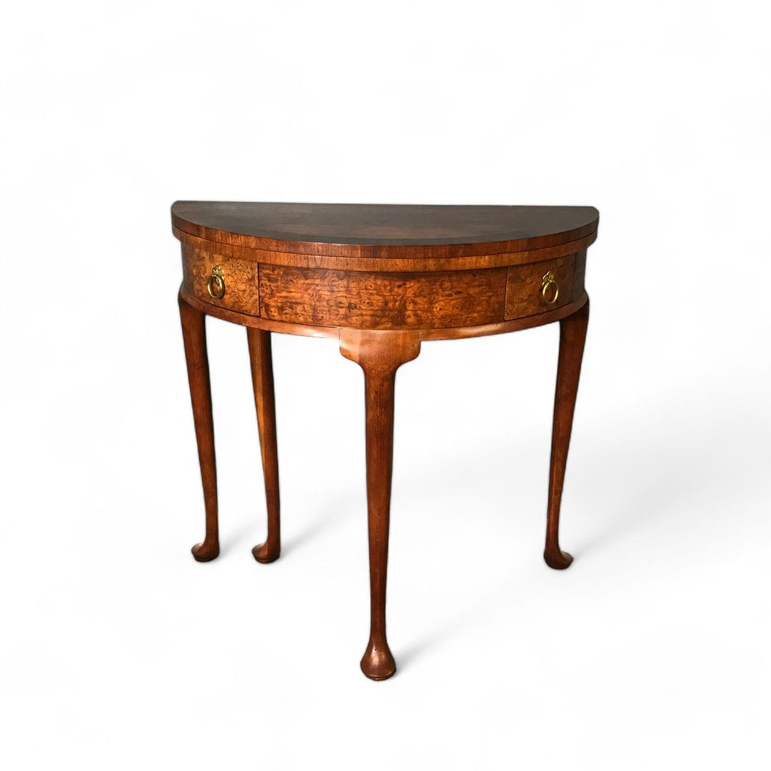 Baker Furniture Demilune Folding Table - Etsy