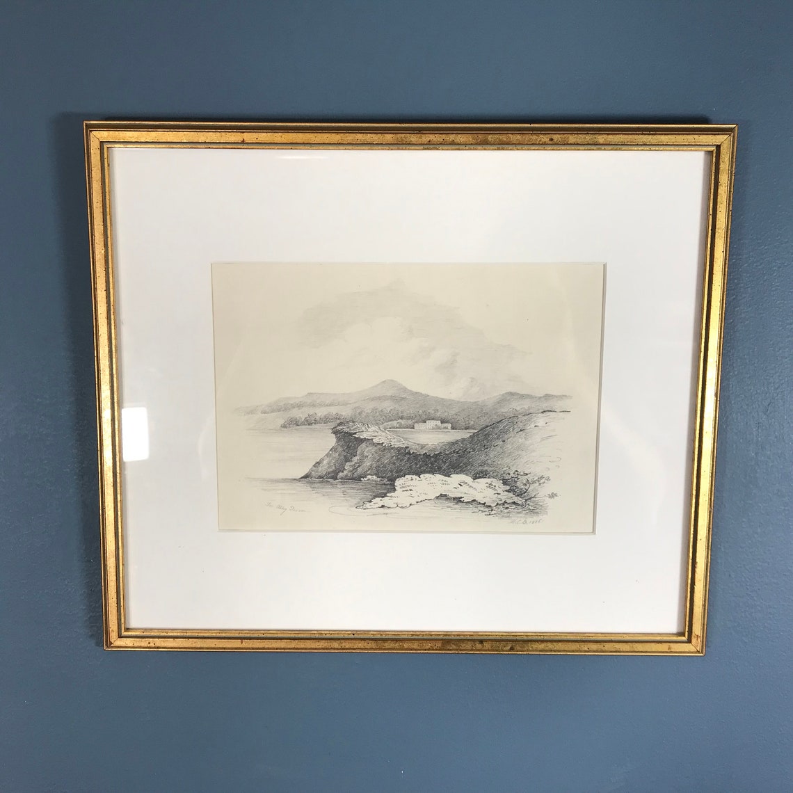 Rare Circa 1825. Woman Artist Mary C. Bingham British Pencil Drawing - Etsy