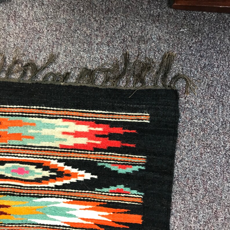 Vintage Ukrainian Flat Weave Kilim Colorful Geomatics Tribal - Etsy