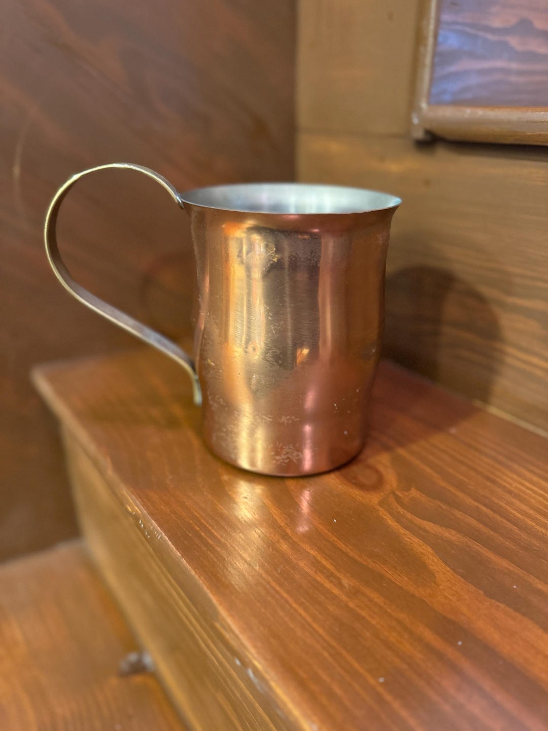Vintage Solid Copper Moscow Mule Cup - Etsy