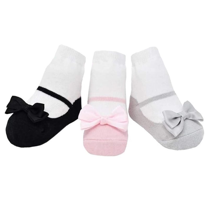 3 6 Month Bow Socks - Etsy