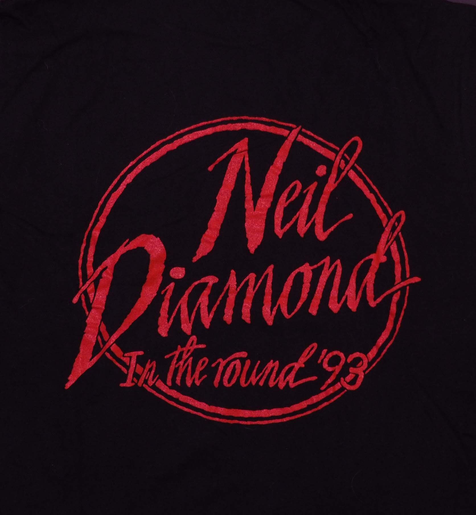 Vintage 90s 1993 Neil Diamond In The Round Concert Tour Band Shirt ...