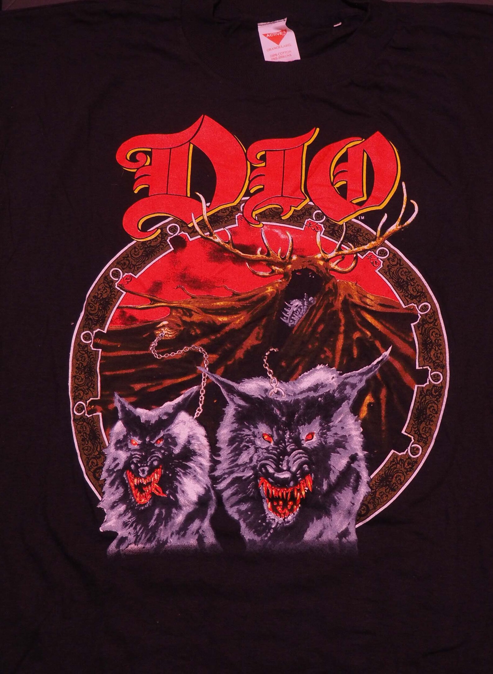 Rare Dio Lock up the Wolves World Tour 1990 Vintage T Shirt Mint Never ...