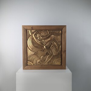 Relief Art Deco Dancer Sculpture by Maurice Picaud PICO - Etsy
