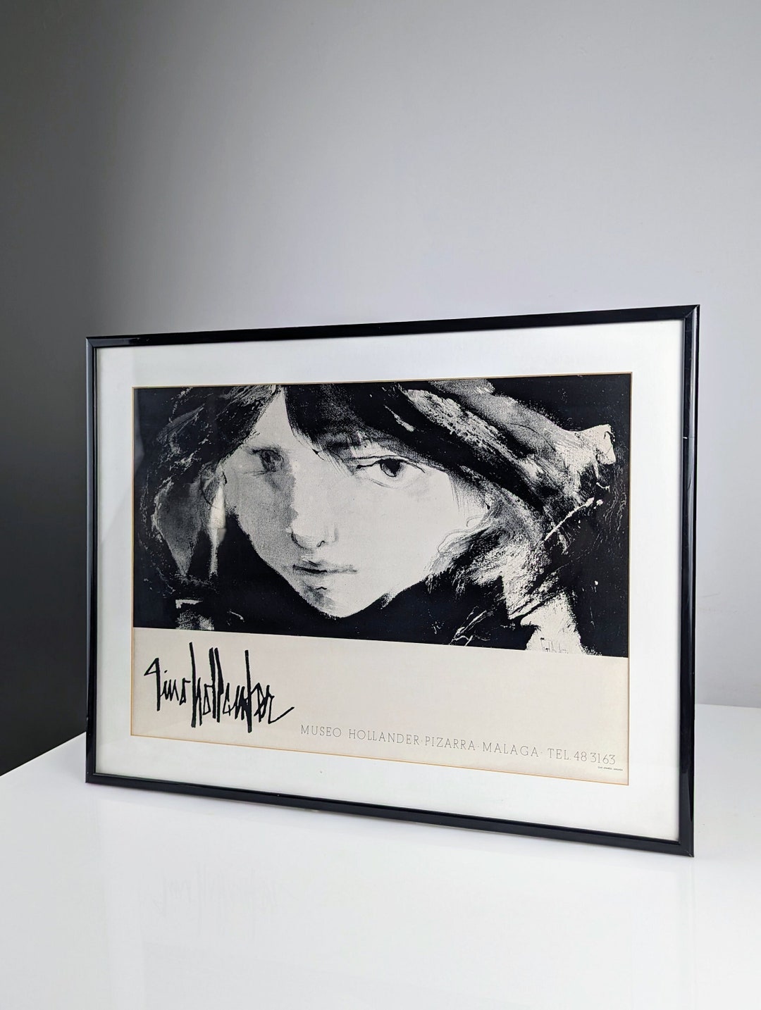 Gino Hollander Originalplakat aus dem Hollander Schiefermuseum Málaga ...