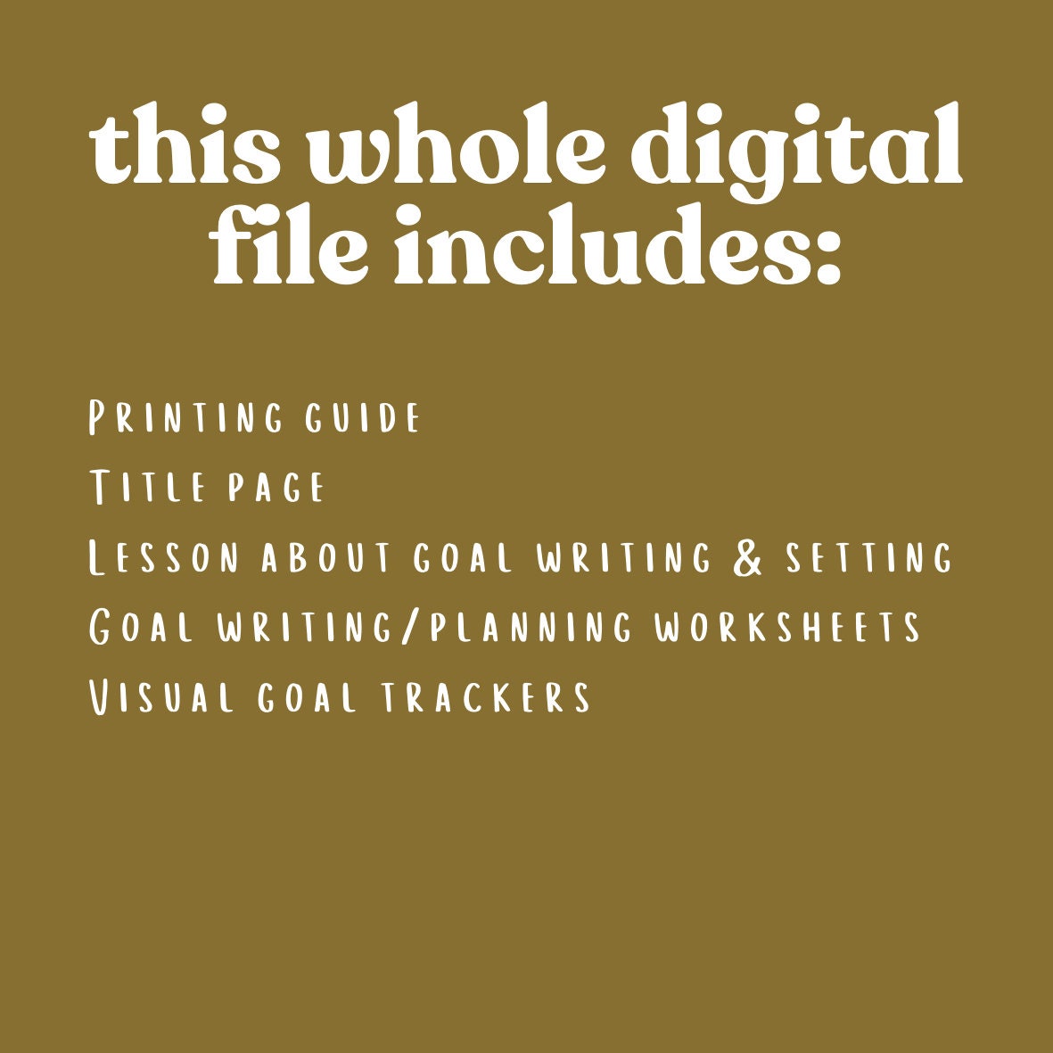 Goal Planning Lesson, Worksheets + Visual Tracker - Sped Special ...