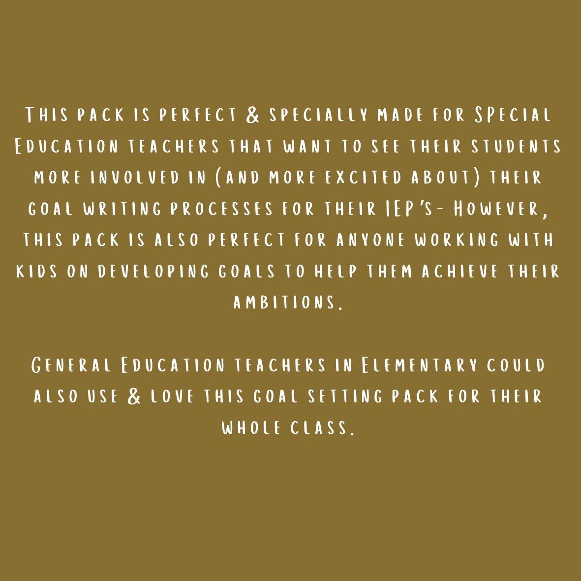 Goal Planning Lesson, Worksheets + Visual Tracker - Sped Special ...