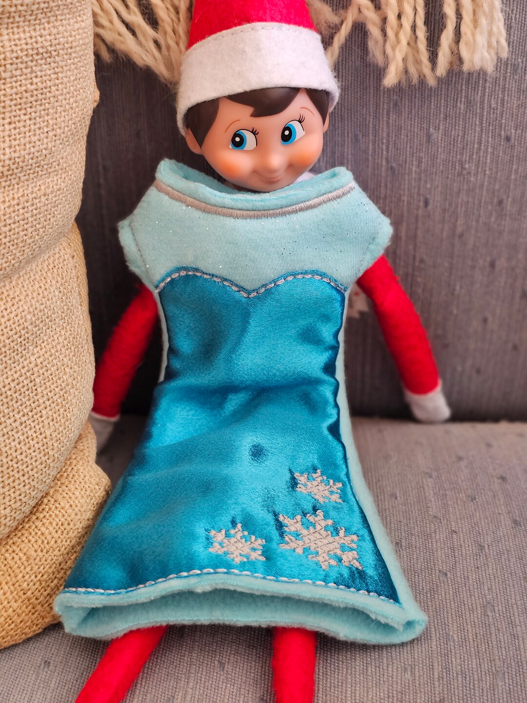 Elsa and Anna Princess Elf on the Shelf Embroidered Sweater - Etsy