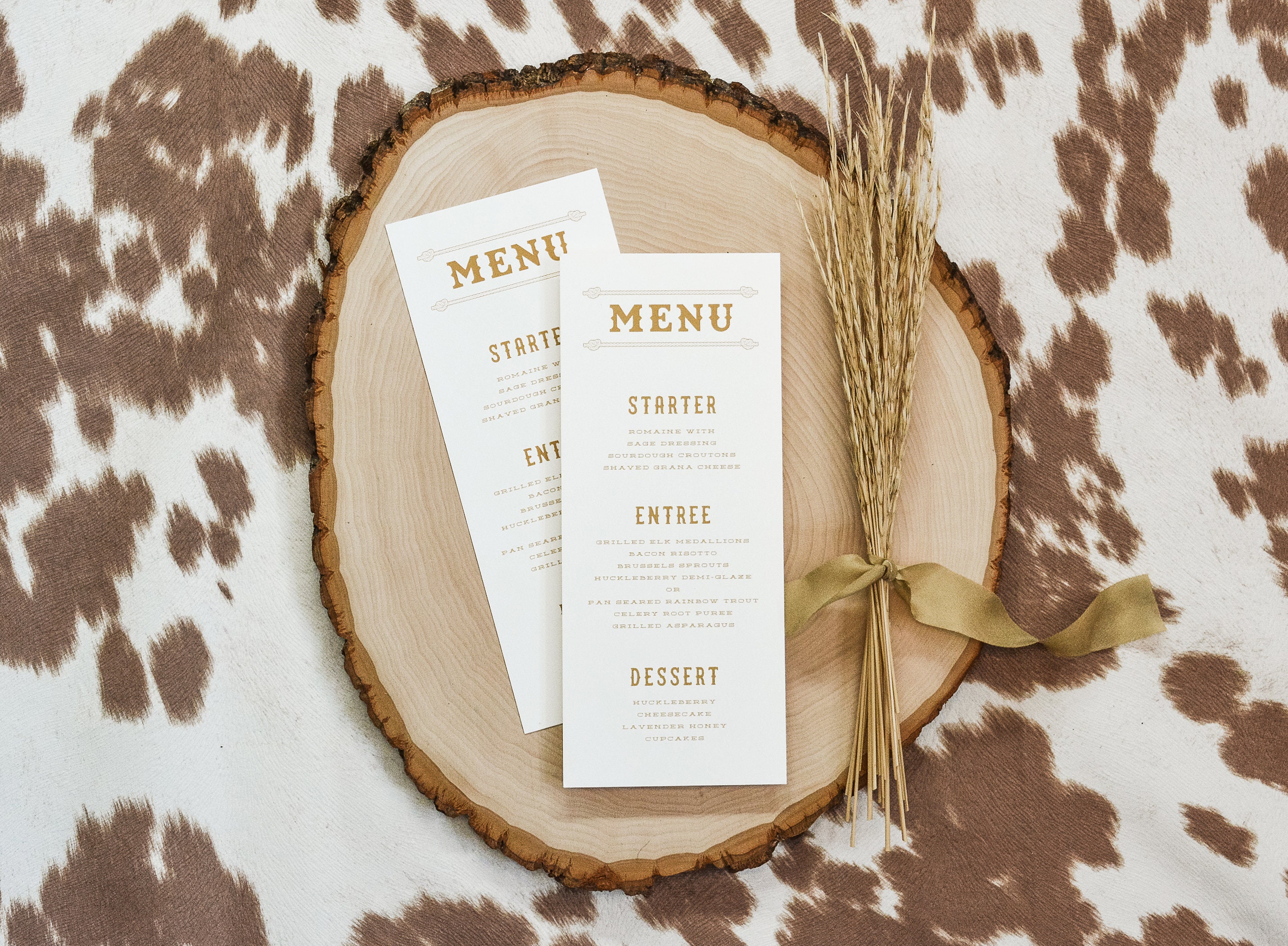 The Mesa Menus - Etsy