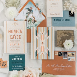 The Yellowstone Suite: Western Wedding Invitations, Cowboy Wedding ...