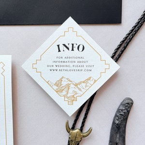 The Frontier Suite: Western Mountain Wedding Invitations, Yellowstone ...