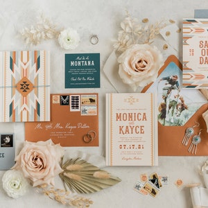 The Yellowstone Suite: Western Wedding Invitations, Cowboy Wedding ...