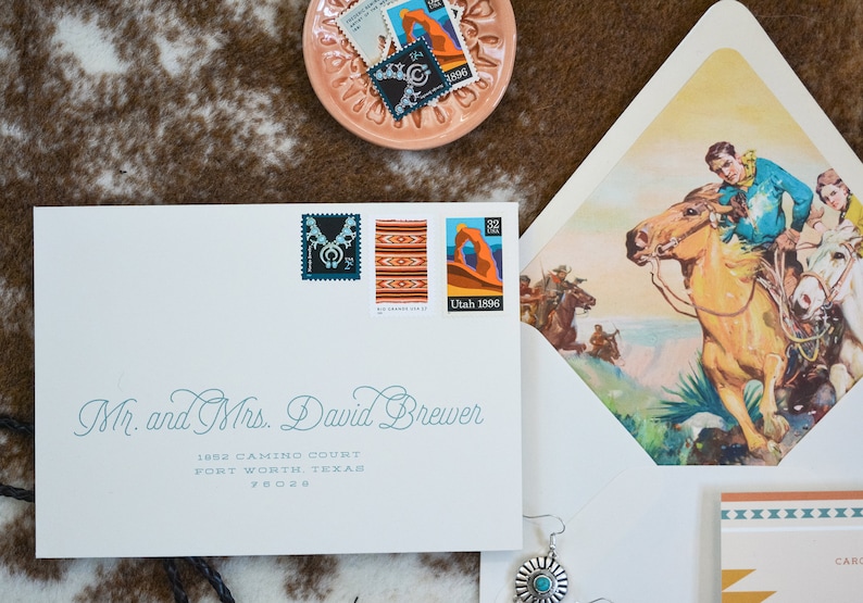 The Wild West Save the Date: Western Wedding Save the Dates, Cowboy ...