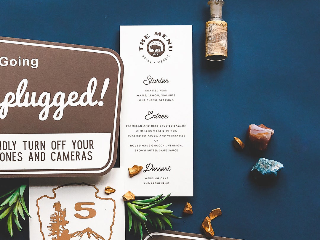 The Ranger Menus - Etsy