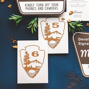 The Ranger Table Numbers - Etsy