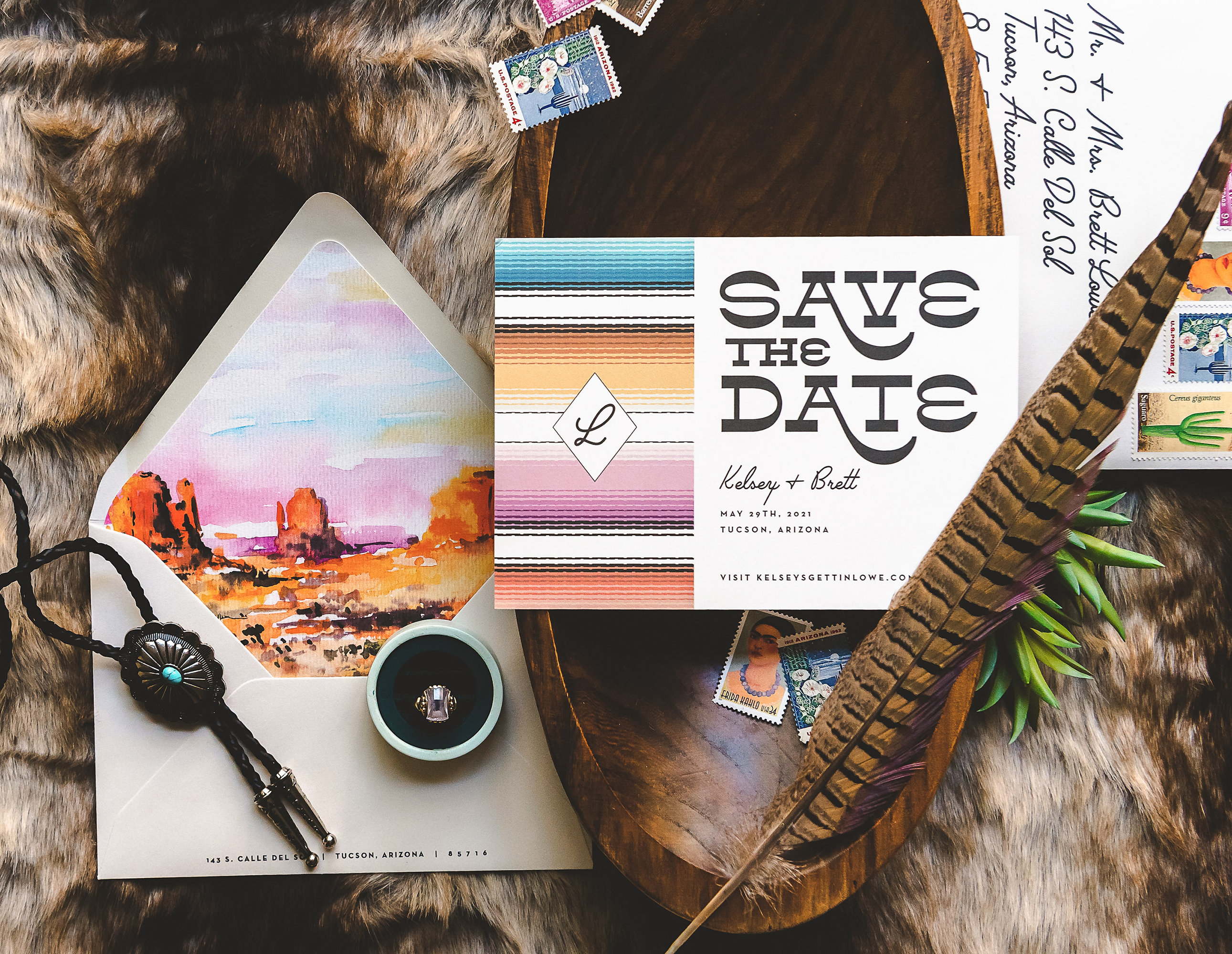 The Canyon Save the Date: Western Wedding Save the Dates, Southwestern ...