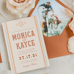 The Yellowstone Suite: Western Wedding Invitations, Cowboy Wedding ...