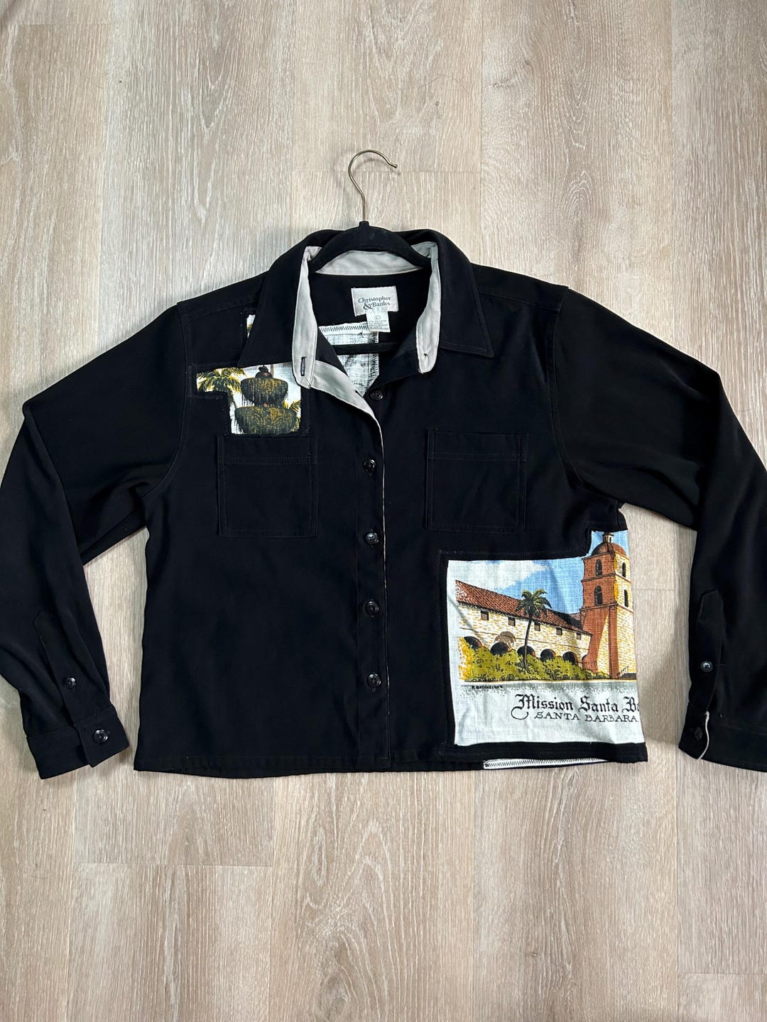 Burlap Patchwork Jacket W/matching Hat - Etsy