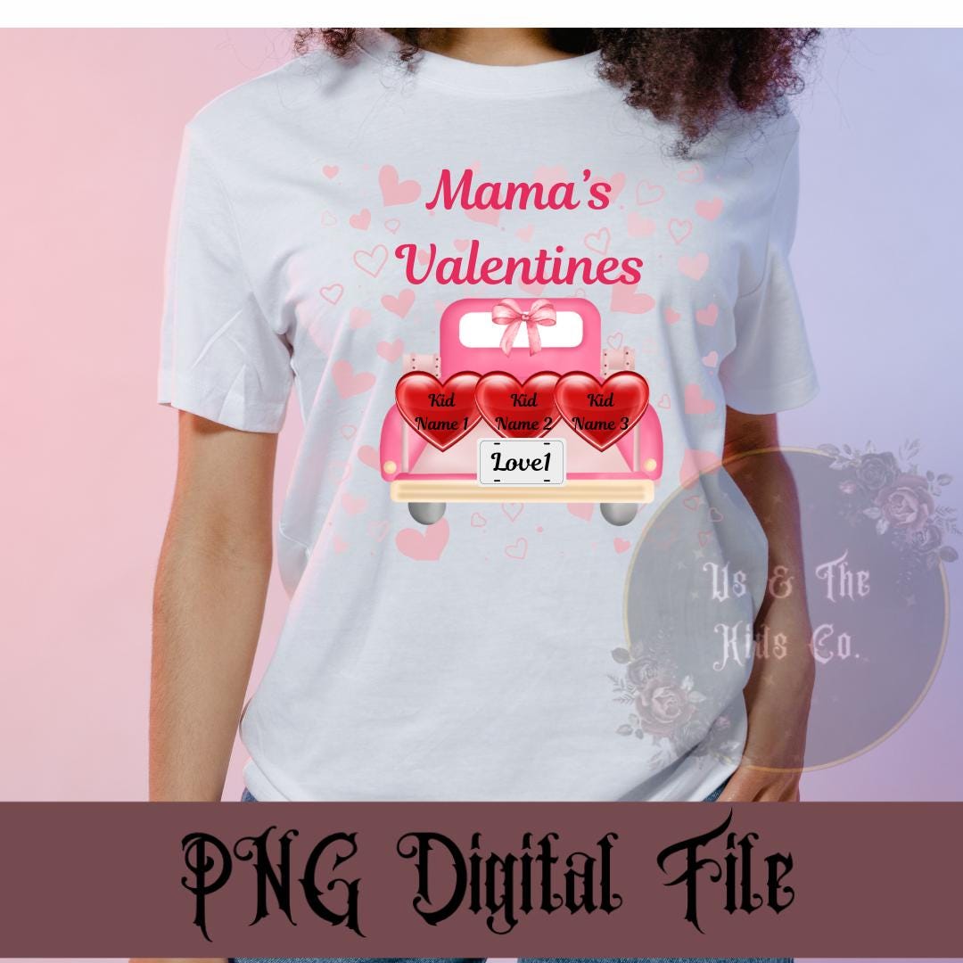 Mama Valentine Truck PNG - Etsy