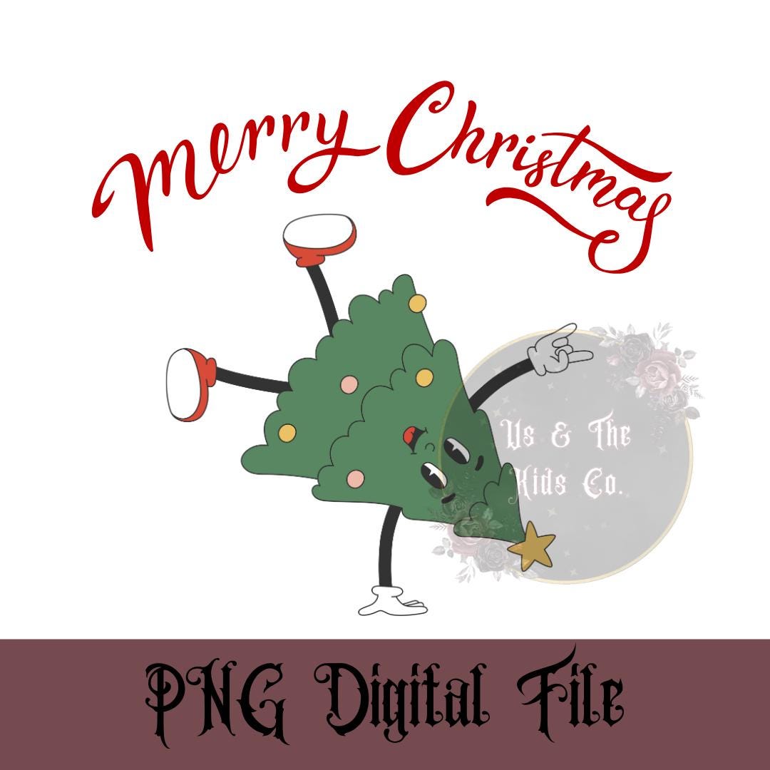 Dancing Tree Sticker File - Etsy